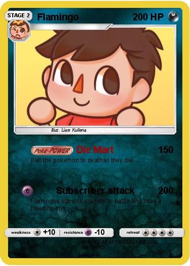 Pokémon Flamingo 88 88 - Die Mart - My Pokemon Card