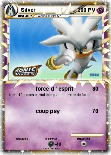 Pokémon Silver 444 444 - force d ' esprit - Ma carte Pokémon