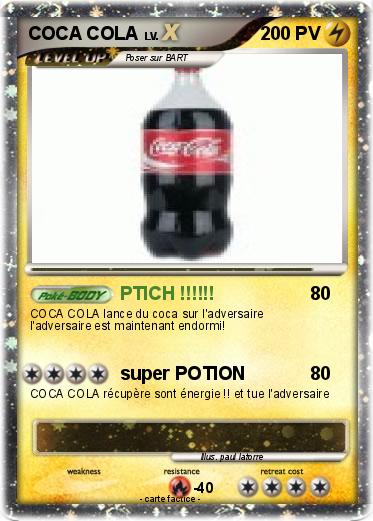 Pokémon COCA COLA 100 100 - PTICH !!!!!! - Ma carte Pokémon