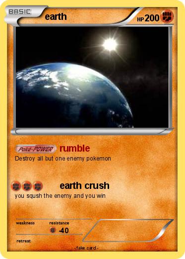 Pokémon earth 576 576 - rumble - My Pokemon Card