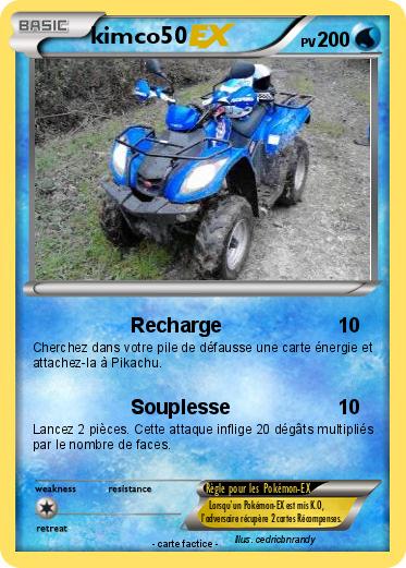 Pokémon kimco50 - Recharge - Ma carte Pokémon