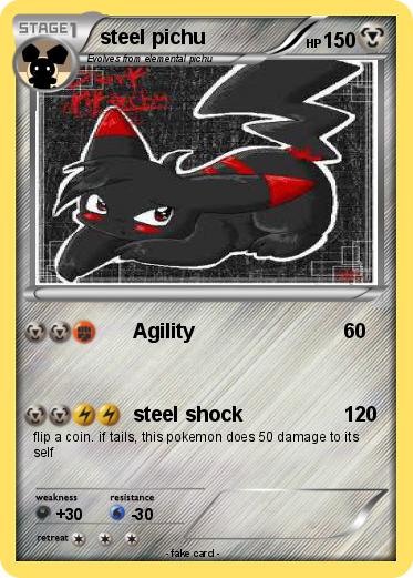 Pokémon steel pichu - Agility - My Pokemon Card