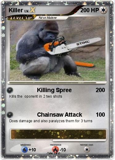 Pokémon Killer 2304 2304 - Killing Spree - My Pokemon Card