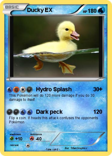 Pokémon Ducky EX 2 2 - Hydro Splash - My Pokemon Card