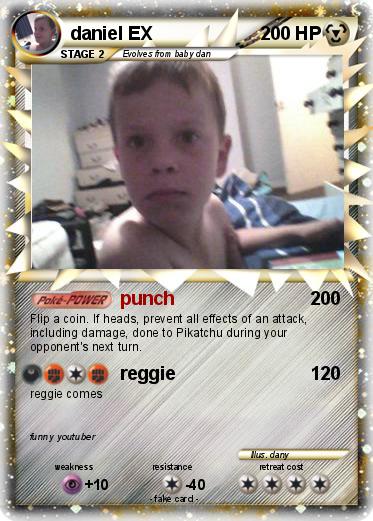 Pokémon daniel EX 7 7 - punch - My Pokemon Card