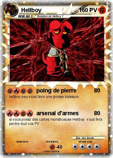 Pokémon Hellboy 28 28 - poing de pierre - Ma carte Pokémon