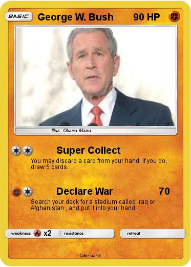 Pokémon George W Bush 60 60 - Super Collect - My Pokemon Card