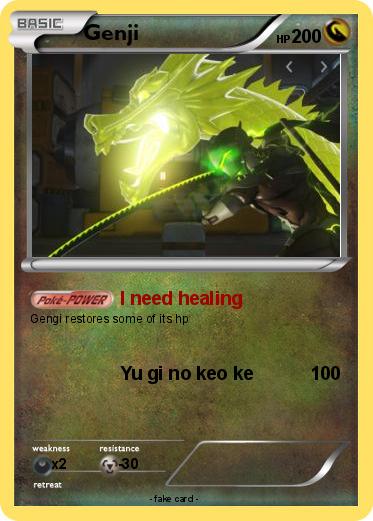 Pokémon Genji 247 247 - I need healing - My Pokemon Card