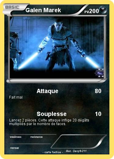 Pokémon Galen Marek 24 24 - Attaque - Ma carte Pokémon