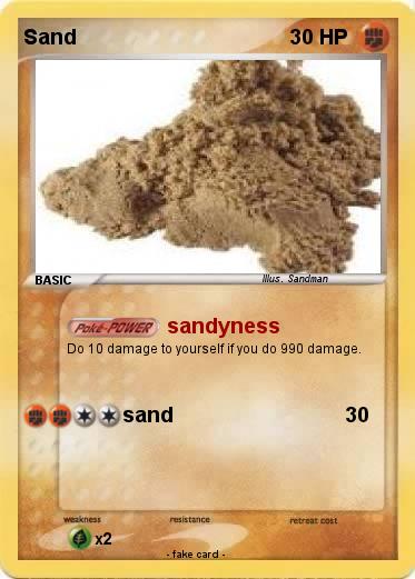 Pokémon Sand 200 200 - sandyness - My Pokemon Card