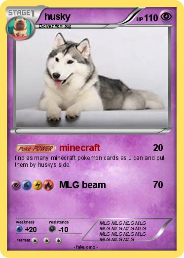 Pokémon husky 522 522 - minecraft - My Pokemon Card