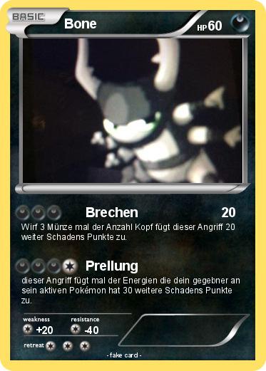 Pokémon Bone 256 256 - Brechen - My Pokemon Card