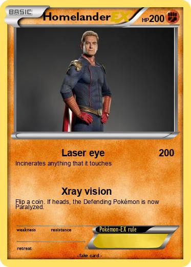 Pokémon Homelander 1 1 - Laser eye - My Pokemon Card