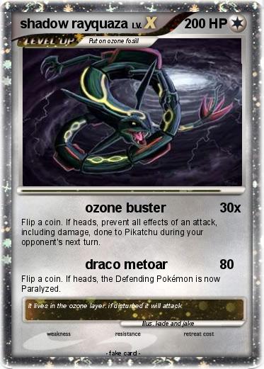 Pokémon shadow rayquaza 57 57 - ozone buster - My Pokemon Card