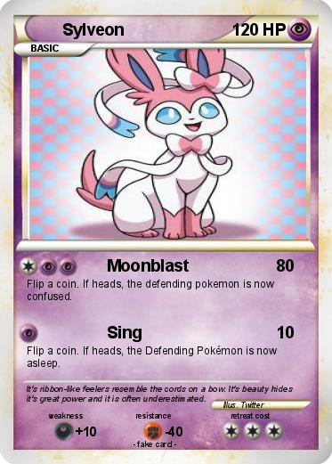 Pokémon Sylveon 292 292 - Moonblast - My Pokemon Card