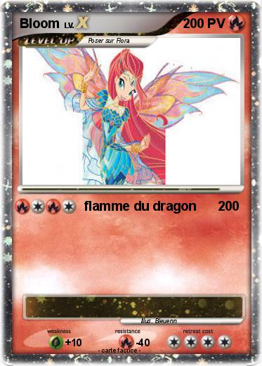 Pokémon Bloom 268 268 - flamme du dragon - Ma carte Pokémon