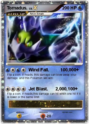 Pokémon Tornadus 244 244 - Wind Fall. 100,000+ - My Pokemon Card