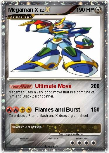 Pokémon Megaman X 48 48 - Ultimate Move - My Pokemon Card