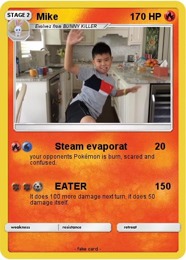 Pokémon Mike 1033 1033 - Steam evaporat - My Pokemon Card