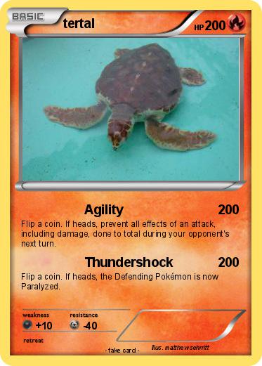 Pokémon tertal 1 1 - Agility - My Pokemon Card