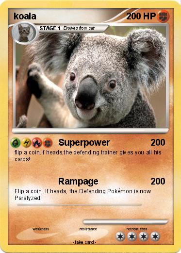Pokémon koala 1310 1310 - Superpower - My Pokemon Card