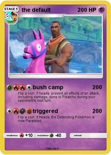 Pokémon the default 4 4 - bush camp - My Pokemon Card
