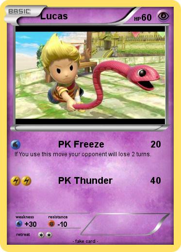 Pokémon Lucas 1506 1506 - PK Freeze - My Pokemon Card