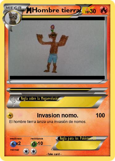 Pokémon Hombre tierra - Invasion nomo. - Mi carta pokémon