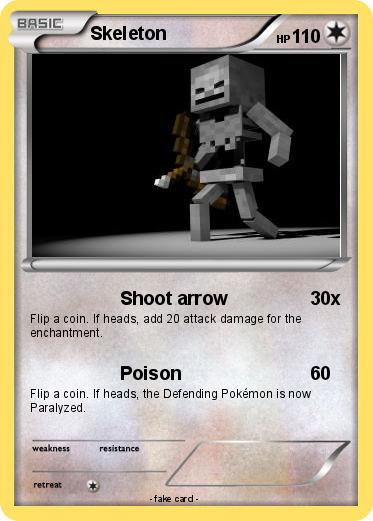 Pokémon Skeleton 523 523 - Shoot arrow - My Pokemon Card
