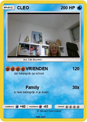 Pokémon CLEO 200 200 - VRIENDEN - My Pokemon Card