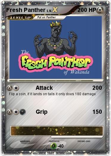 Pokémon Fresh Panther - Attack - My Pokemon Card