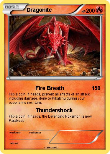 Pokémon Dragonite 713 713 - Fire Breath - My Pokemon Card