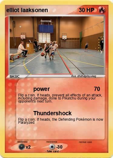 Pokémon elliot laaksonen - power - My Pokemon Card