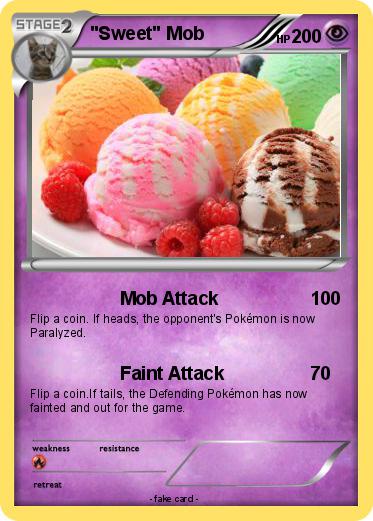 Pokémon Sweet Mob - Mob Attack - My Pokemon Card