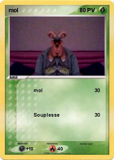 Pokémon mol 1 1 - mol - Ma carte Pokémon