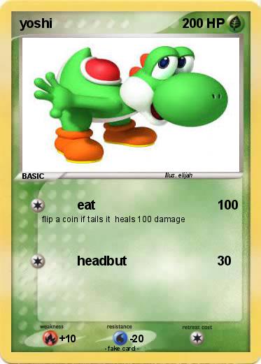 Pokémon yoshi 3836 3836 - eat - My Pokemon Card