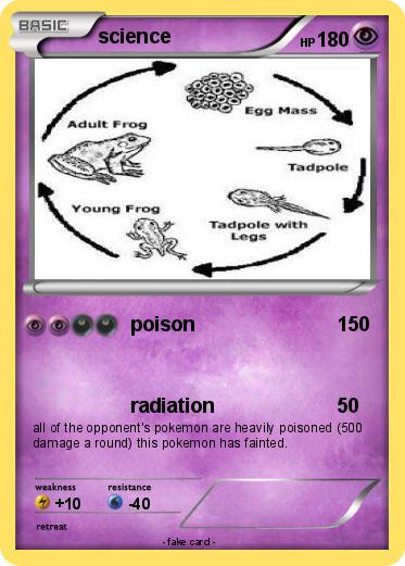 Pokémon science 28 28 - poison - My Pokemon Card
