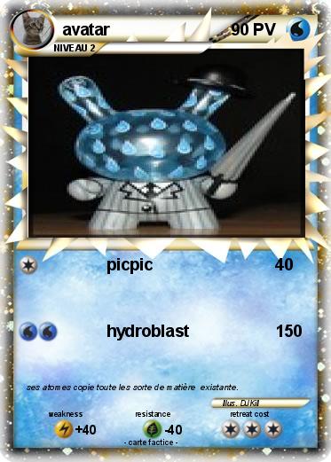 Pokémon avatar 344 344 - picpic - Ma carte Pokémon