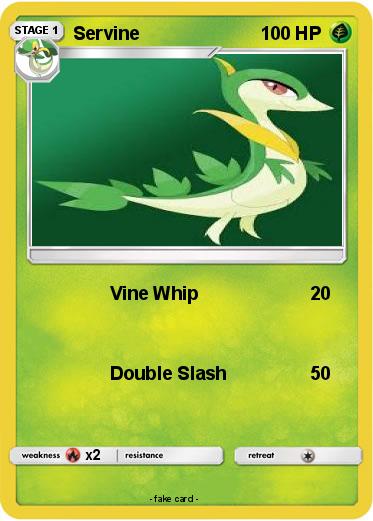 Pokémon Servine 339 339 - Vine Whip - My Pokemon Card