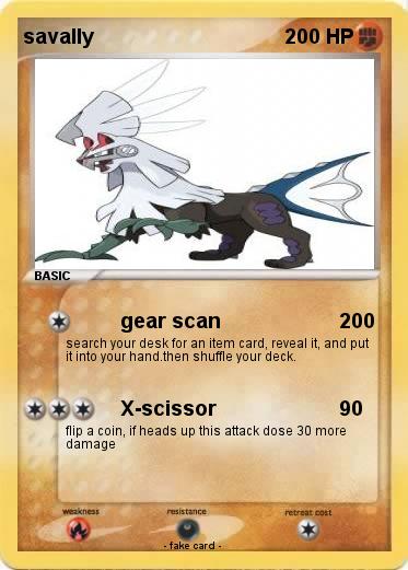 Pokémon savally - gear scan - My Pokemon Card