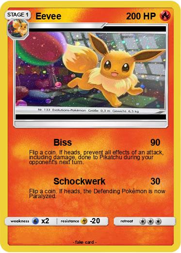 Pokémon Eevee 2680 2680 - Biss - My Pokemon Card