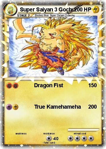 Pokémon Super Saiyan 3 Gochu 2 2 - Dragon Fist - My Pokemon Card
