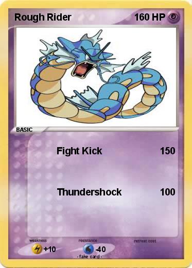 Pokémon Rough Rider - Fight Kick - My Pokemon Card