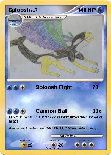 Pokémon Sploosh 2 2 - Sploosh Fight - My Pokemon Card