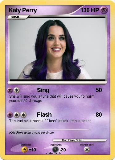 Pokémon Katy Perry 246 246 - Sing - My Pokemon Card