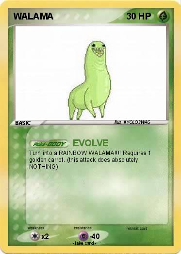 Pokémon WALAMA 7 7 - EVOLVE - My Pokemon Card