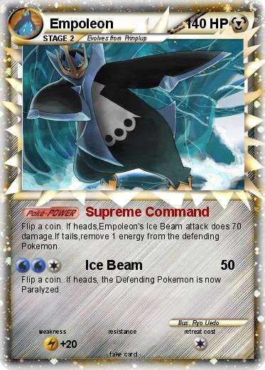 Pokémon Empoleon 402 402 - Supreme Command - My Pokemon Card