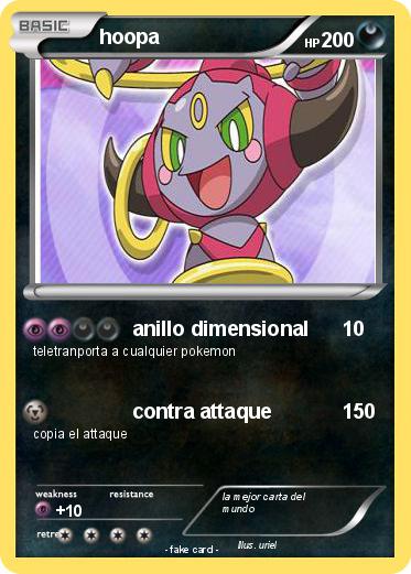 Pokémon hoopa 377 377 - anillo dimensional - Mi carta pokémon