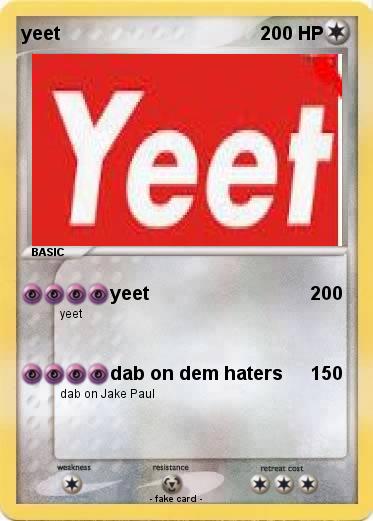 Pokémon yeet 77 77 - yeet - My Pokemon Card