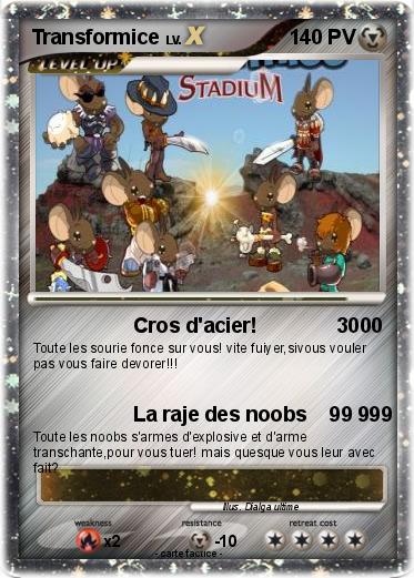 Pokémon Transformice 4 4 - Cros d'acier! 3000 - Ma carte Pokémon